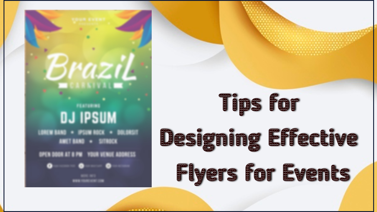 Tips for Designing Effective Flyers for Events - Silent keynote